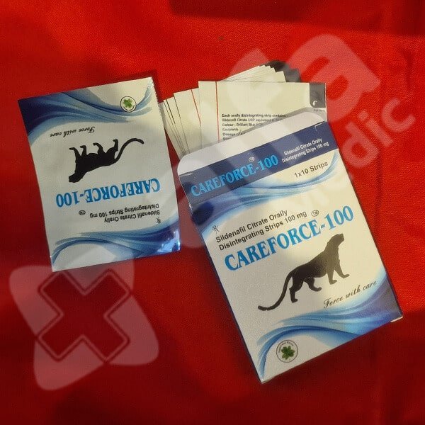 CAREFORCE STRISCIA 100 mg, Sildenafil | alfaMedic